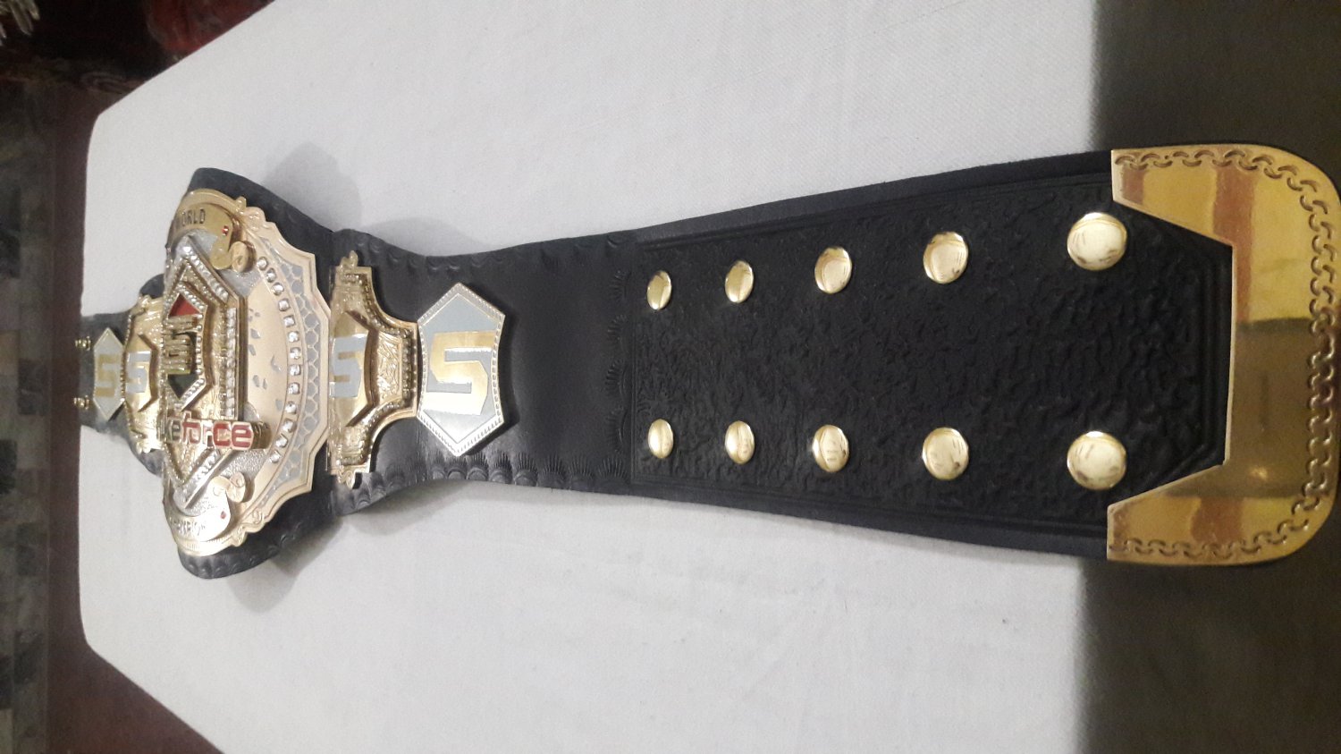 MMA UFC Rare Hand Made strikeforce world Championship replica belt size ...