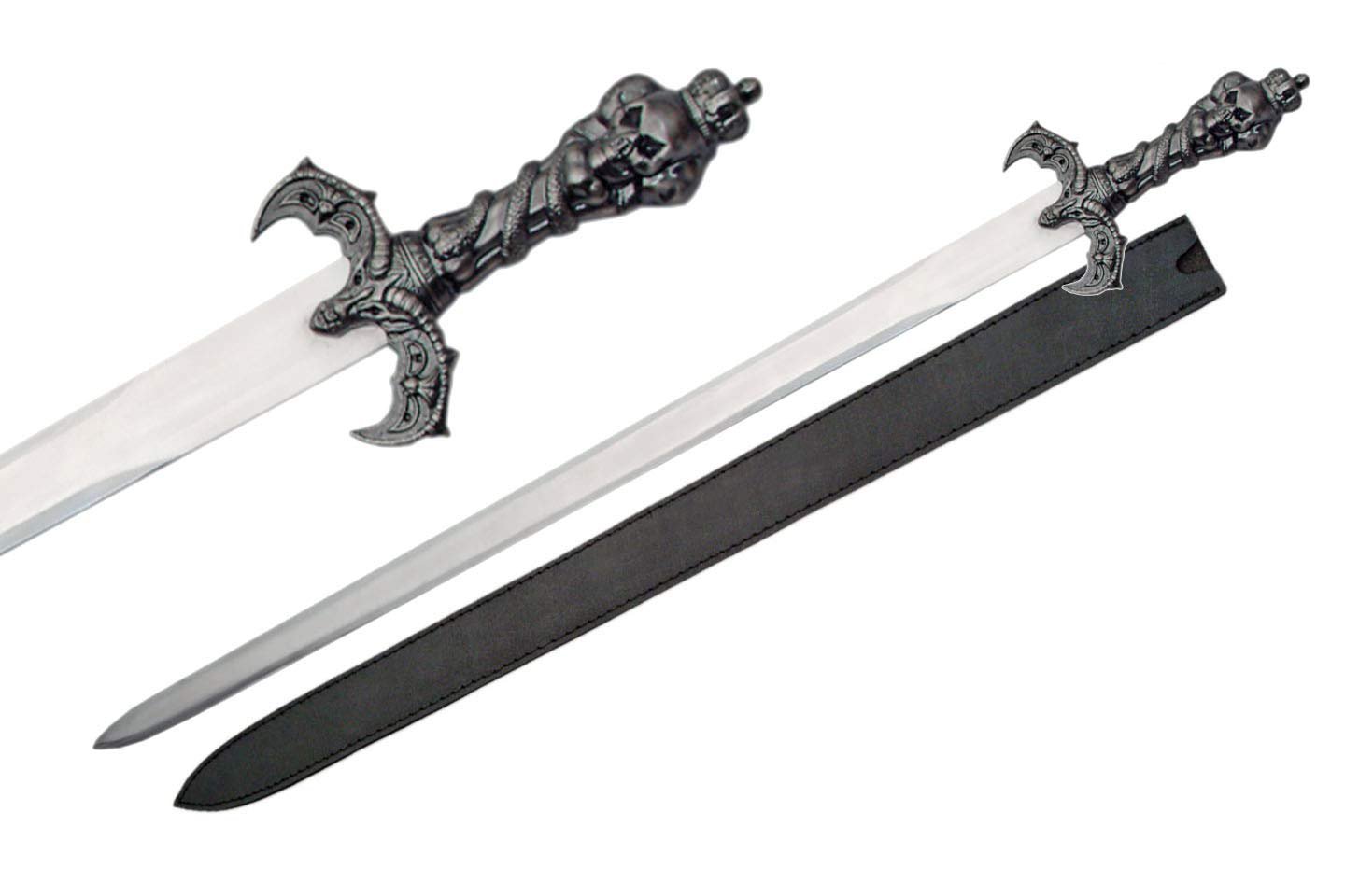 Skull King Sword Lord Of The Underworld Serpents Satanic Skull King Sword