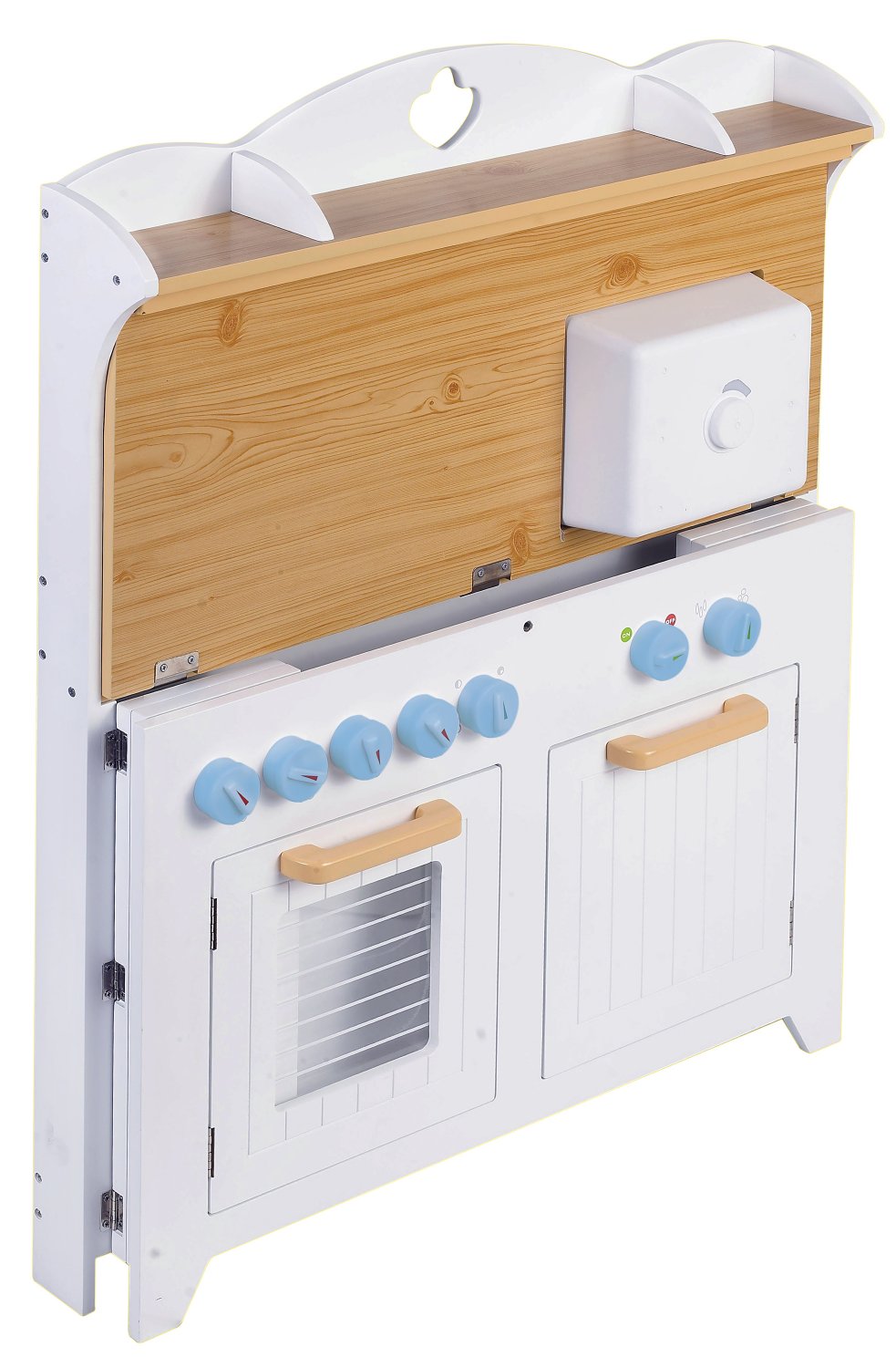 Kids Folding Toy Country Kitchen Hideaway Pretend Play By Guidecraft G97273