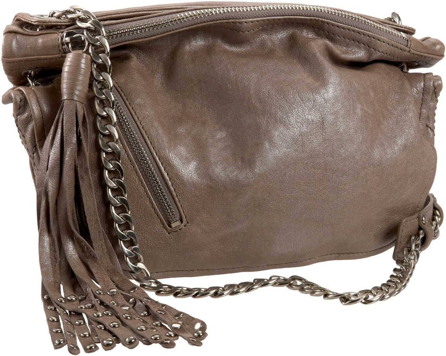 $395 Botkier AVA Crossbody Bag in Pearlized Grey NWT