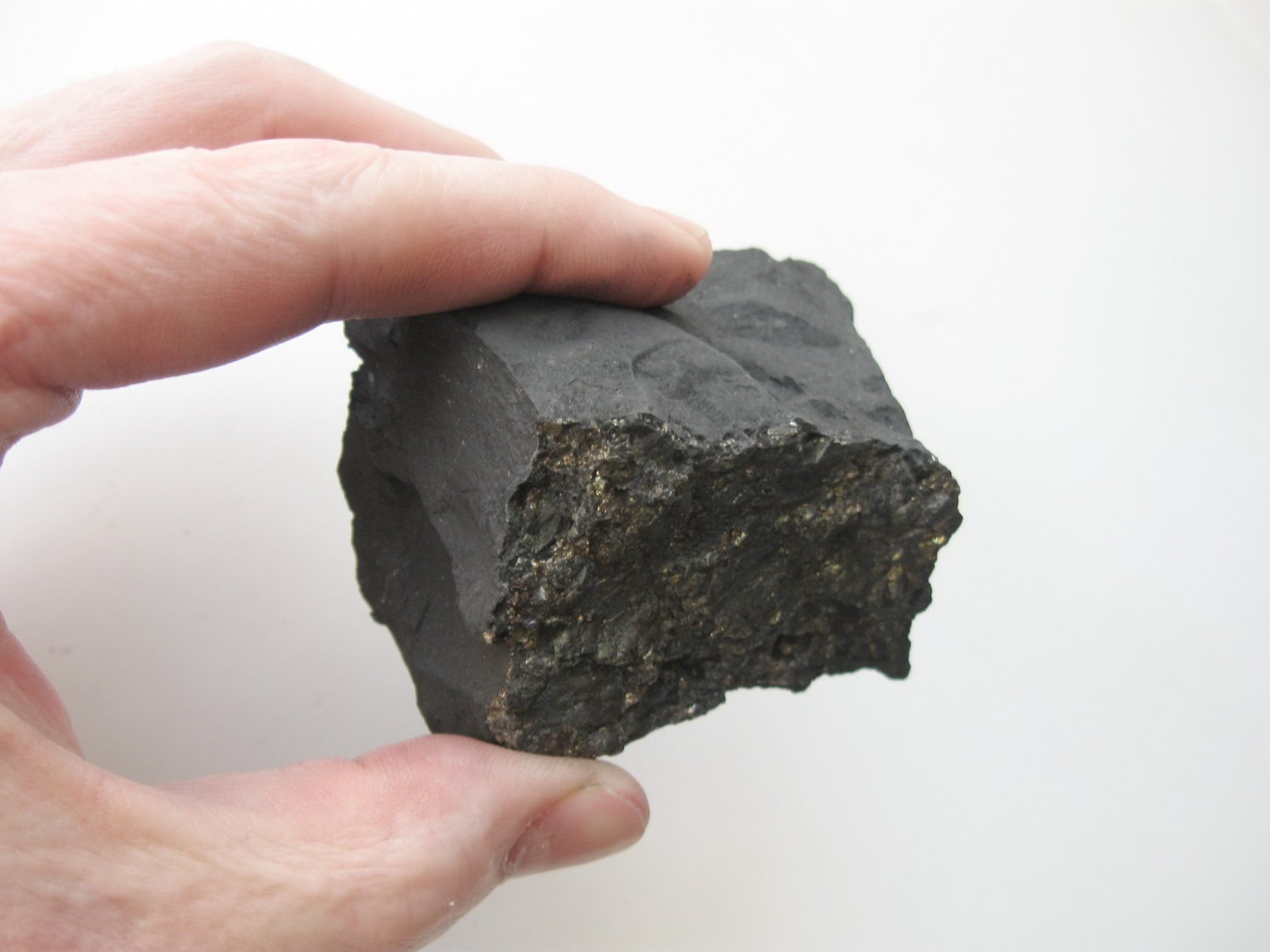 Rough Shungite Stone Healing Crystal Karma Reiki Karelia #904 203gr ...