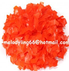 cheerleading pom pom 3/4*6" pom custom color baton dual-head on pair poms