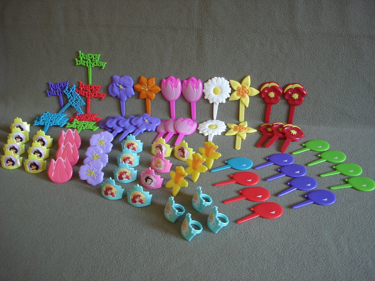 Home Kitchen Pastry Cake Cupcake Decoration Picks & Rings 70 Pieces