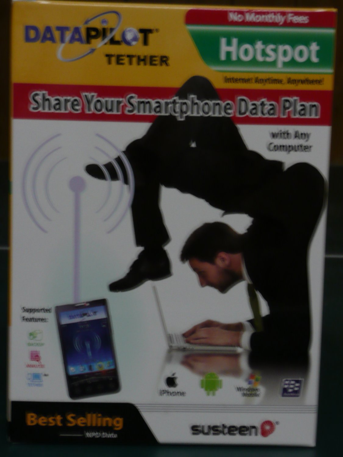 Susteen DataPilot Tether - share cell's data plan w/ PC