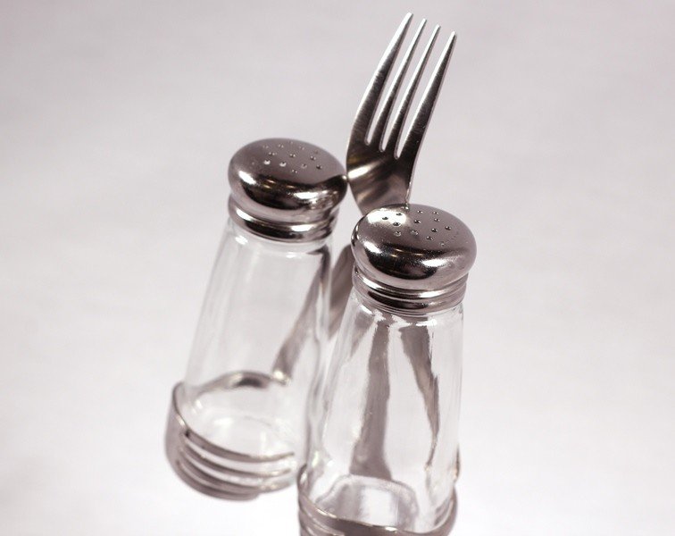 Salt and Pepper Holder - Fork- Large Shakers