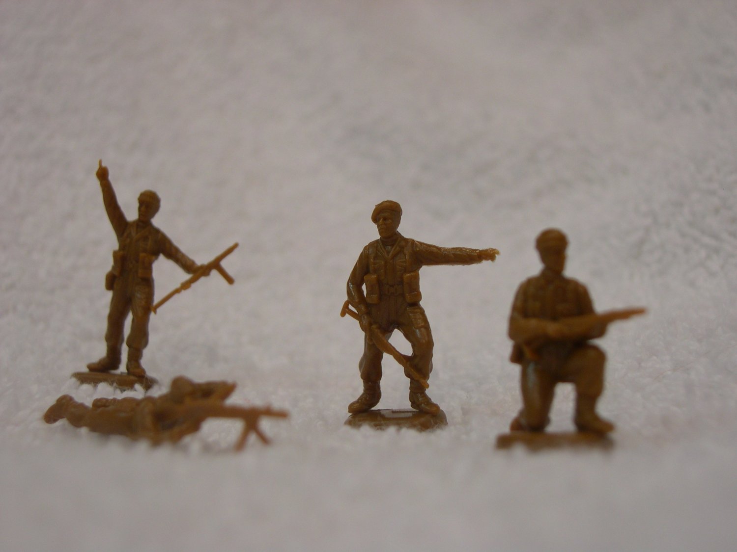British Commandos plastic model soldiers, WWII, maker ESCI, army men