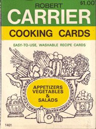 Robert Carrier Cooking Cards: Appetizers Vegetables & Salads