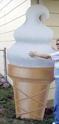 Giant cut-outs, pictorials