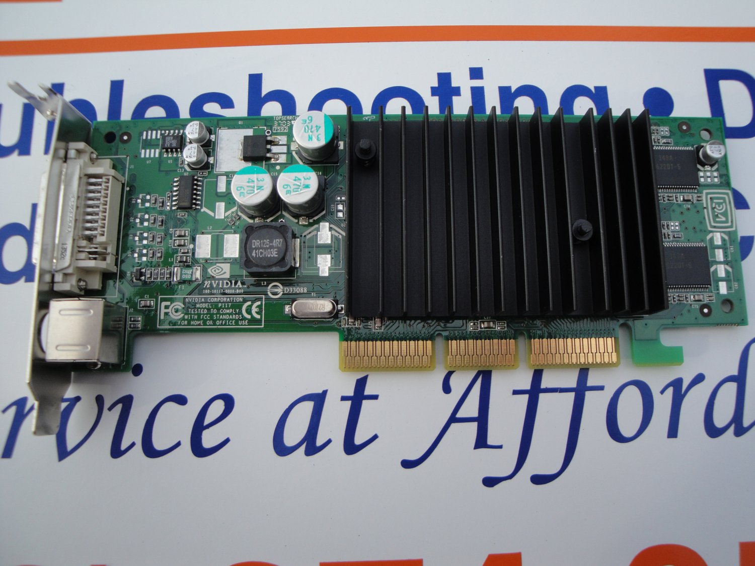 GeForce4 MX440 64MB DDR 8x AGP DVI TVO Low Profile