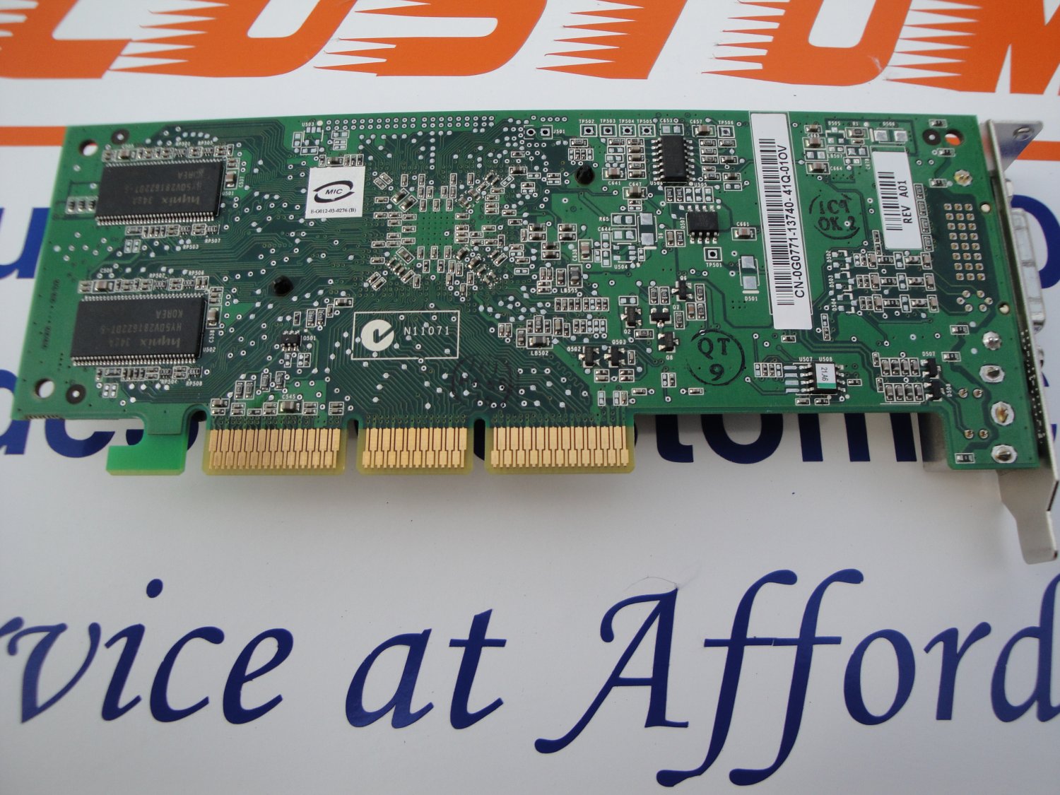 GeForce4 MX440 64MB DDR 8x AGP DVI TVO Low Profile