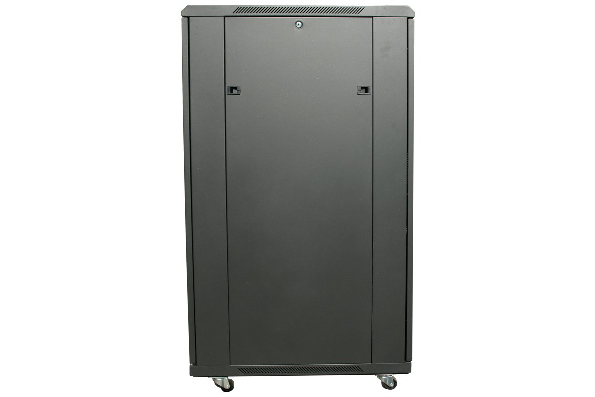 24U Server Rack Cabinet 19" Equipment Network Black