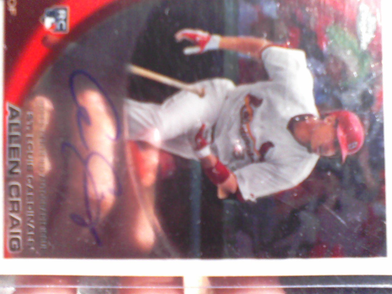 2010 Topps Chrome, Allen Craig Auto
