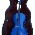 Rugeri 4/4 Size Pink Cello+Bag+Bow+2 Sets String,Rosin,Cello Stand ...