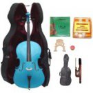Merano 1/16 Size Hot Pink Cello w/Bag,Bow+Rosin+2 Sets Strings+Tuner ...