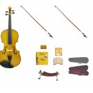 Merano 1/2 Size Green Violin,Case,2 Bows+Rosin+2 Sets of Strings+2 ...