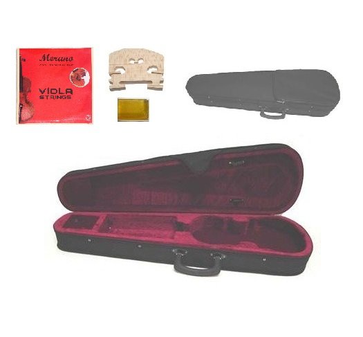 Merano CA100 13 inch Viola Case+Set Strings+Bridge+Rosin