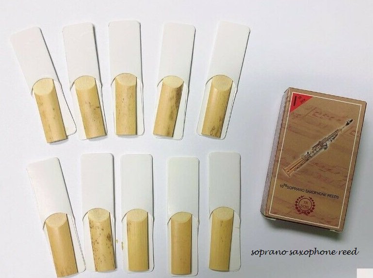 New 20 Pcs Soprano Saxophone Reeds, Strength 2.5