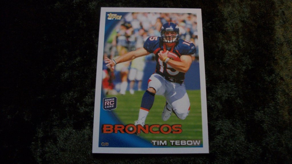 2010 TIM TEBOW Denver Bronco's - Topps Rookie RC Football Card # 440