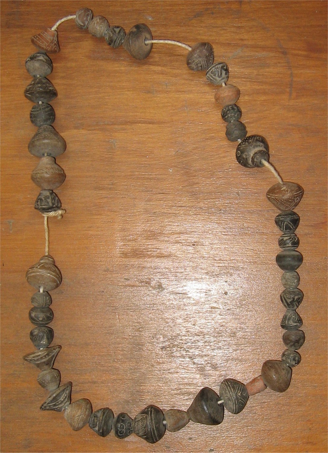 Pre-Columbian Peruvian Beads(lot of 3 beads)