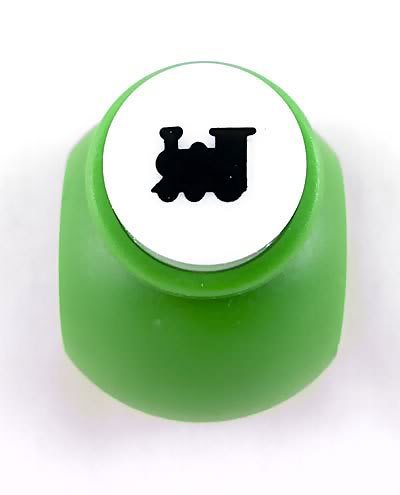 Steam Train Paper Shaper Stamp 1.5cm Punch Scrapbooking #10190