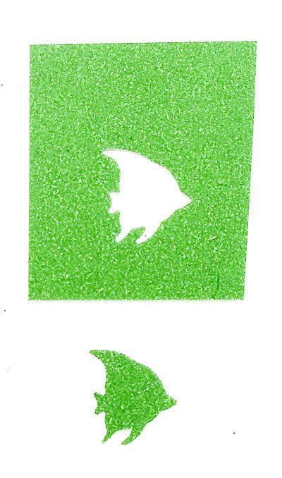 Fish Angelfish New Paper Craft 1.5cm Punch Scrapbooking #10232