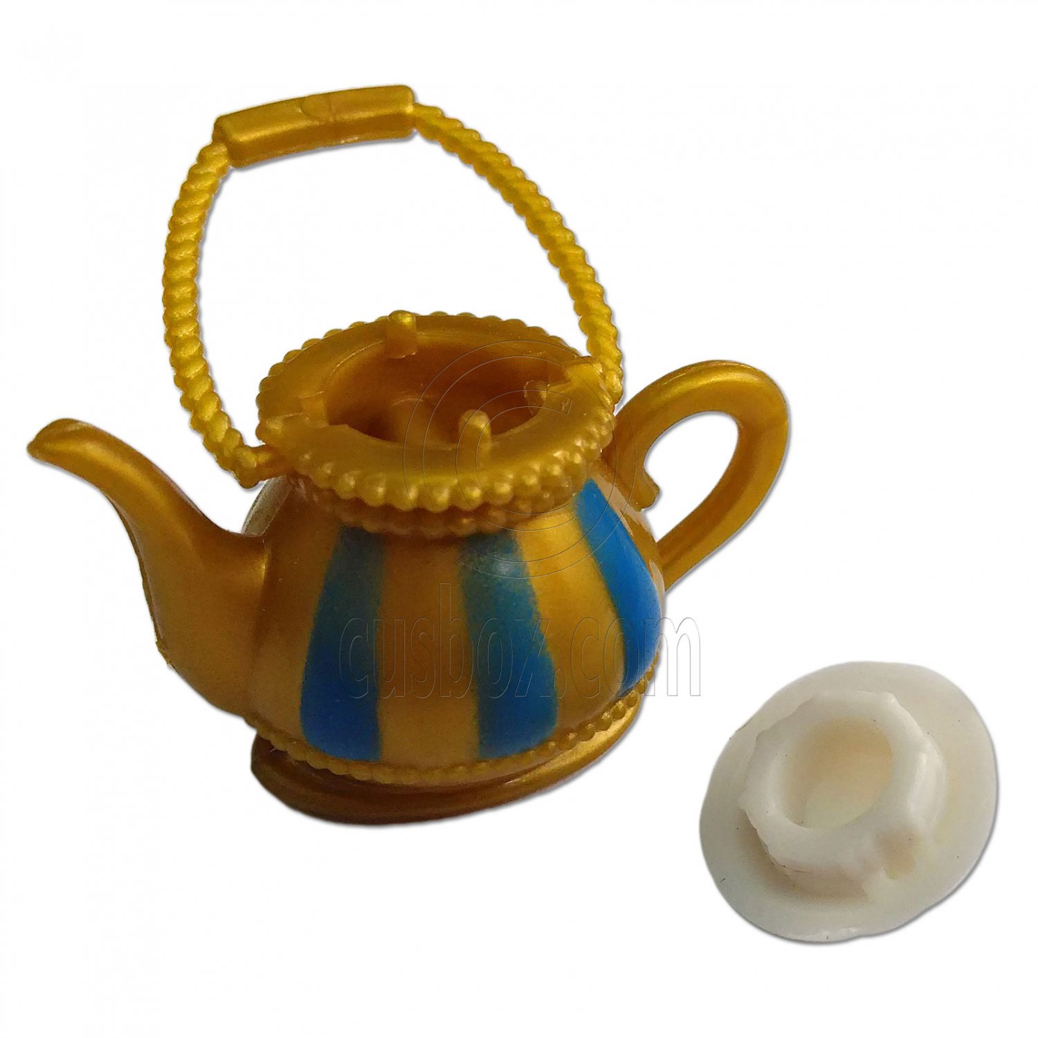 Gold Teapot Tea Pot 1:6 Scale for Barbie Monster High Doll's House ...