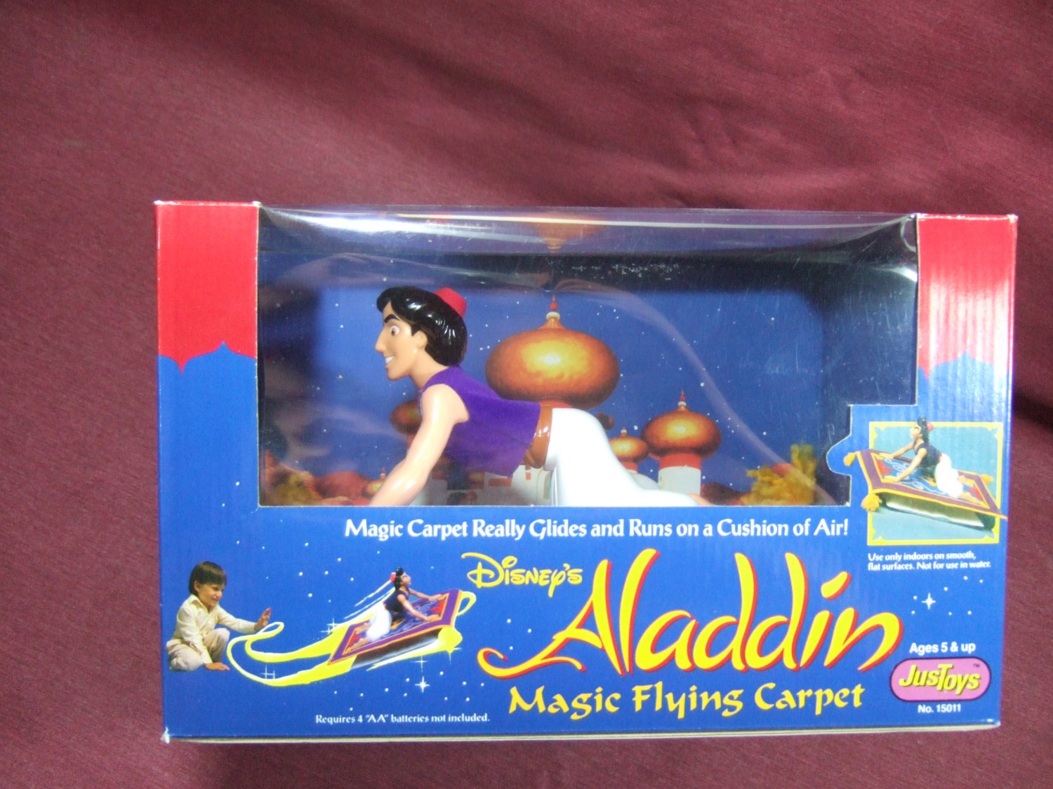 Disney ALADDIN MAGIC FLYING CARPET just toys BRAND NEW
