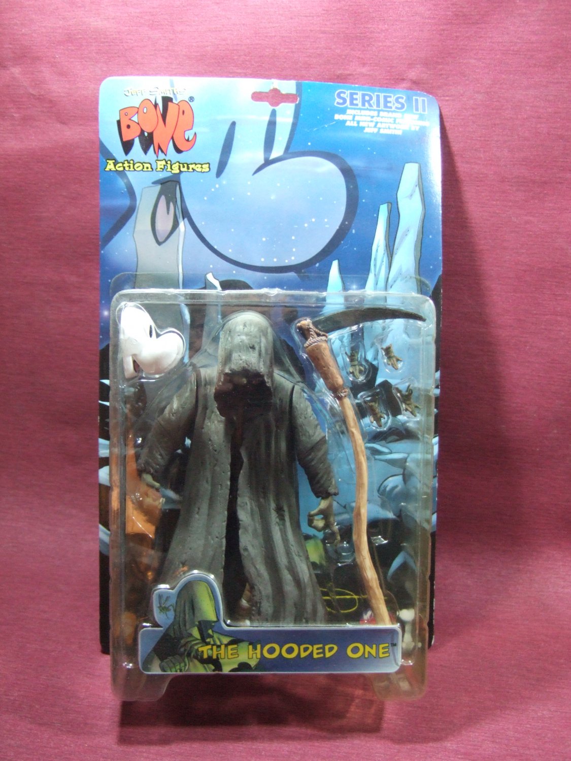 Bone THE HOODED ONE action figure 2000 series II cartoon books NEW