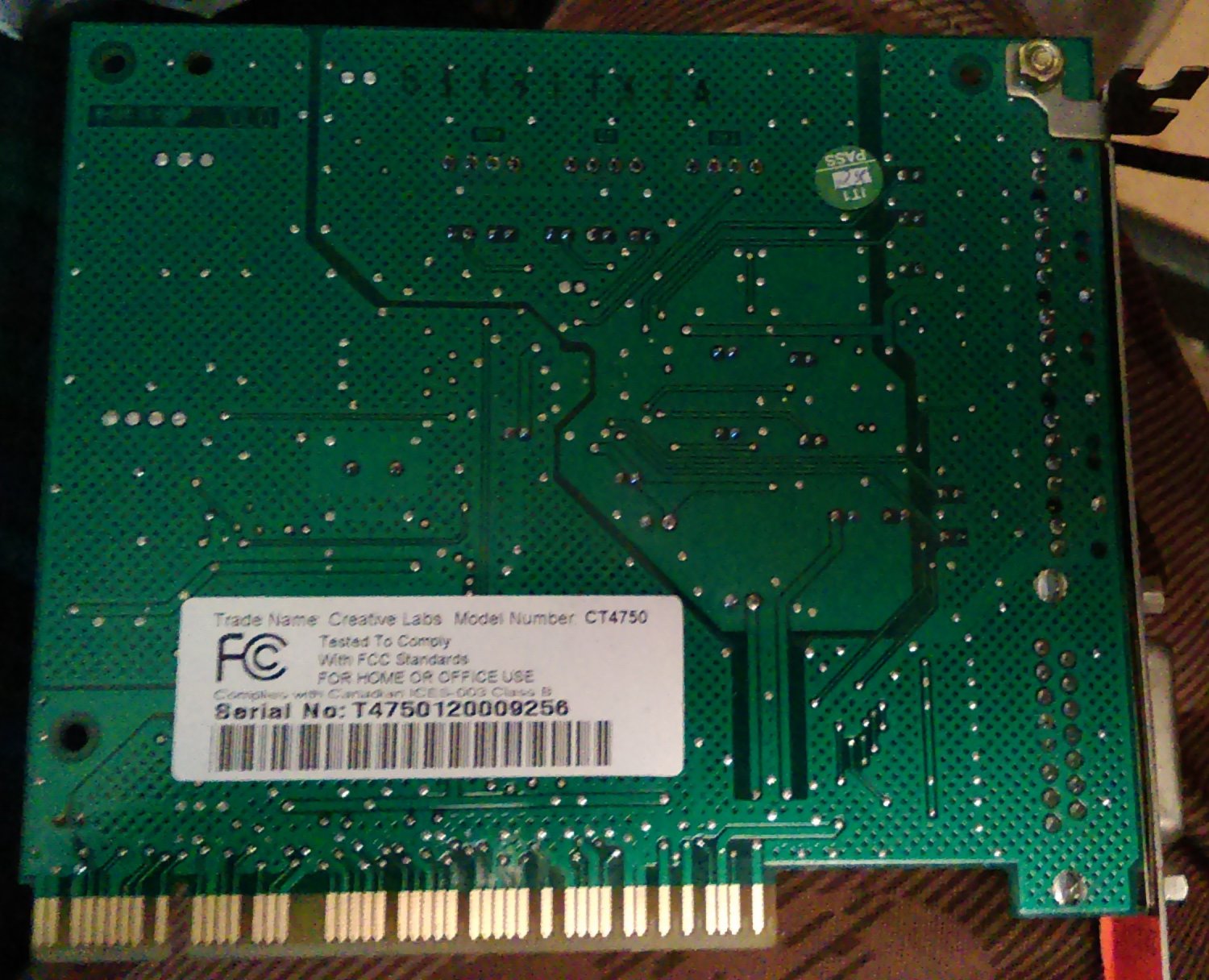 Creative Labs CT4750 Sound Blaster PCI 128 Sound Card