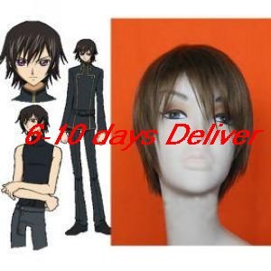 Code Geass Suzaku Kururugi Cosplay Wig