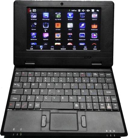 7 inch VIA WM8850 Netbook Wifi with Camera Mini Laptop PC