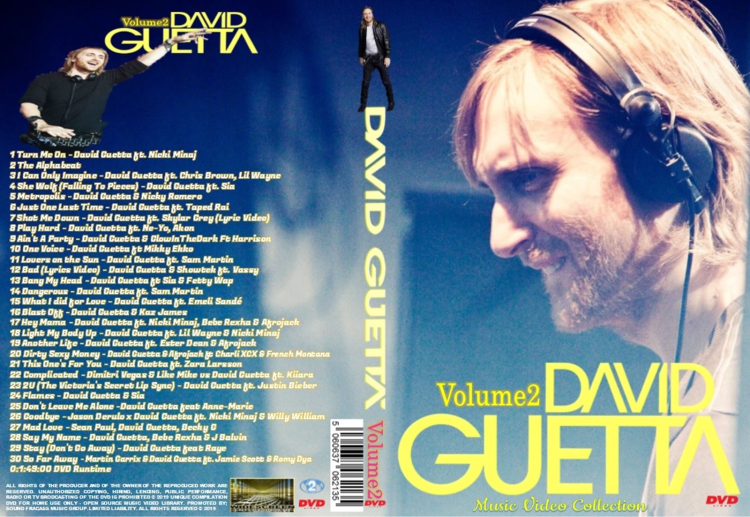 David Guetta Music Video DVD Volume2