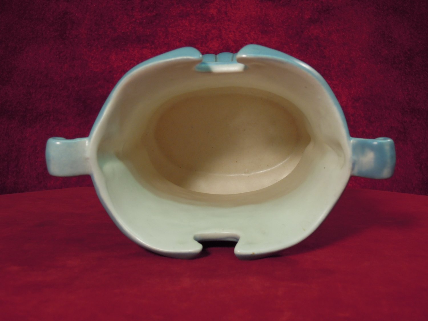 Red Wing Vase Planter Light Blue 1183