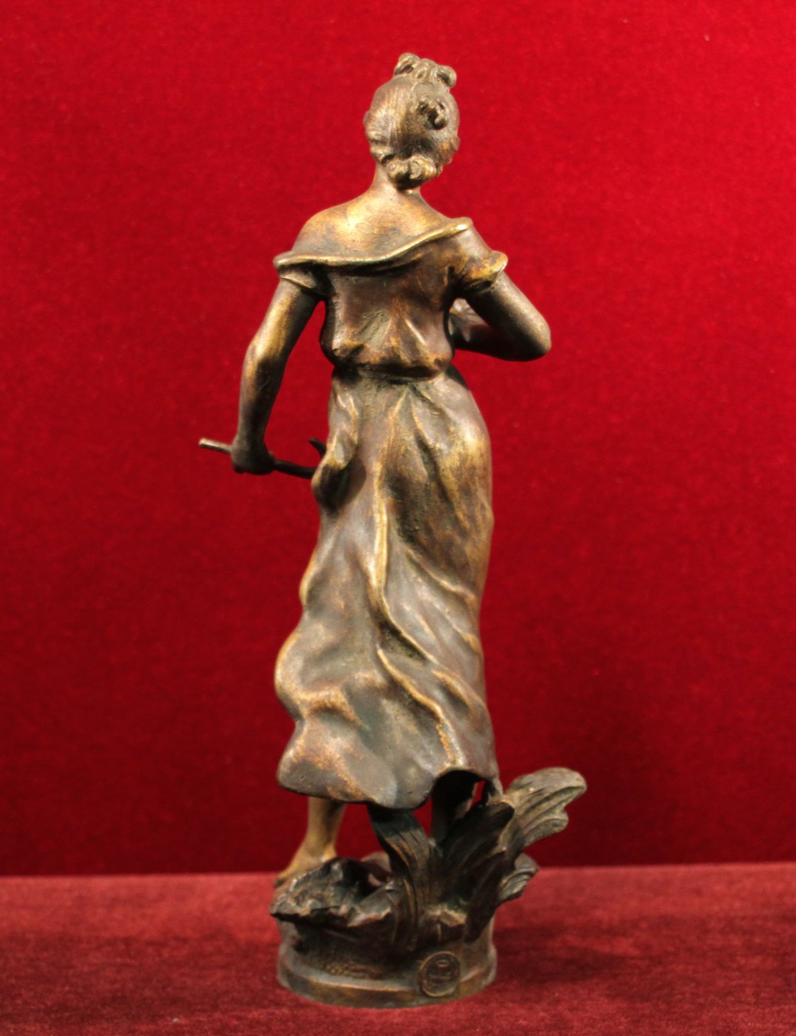 Auguste Moreau Statue La Moisson Lovely Maiden