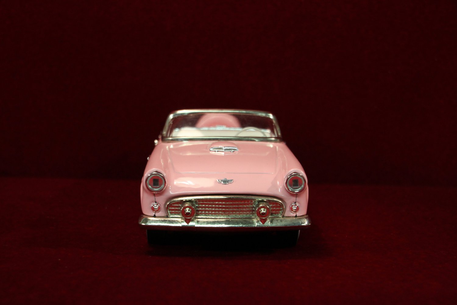 Collectible Thunderbird Car Box Certificate pink Japan