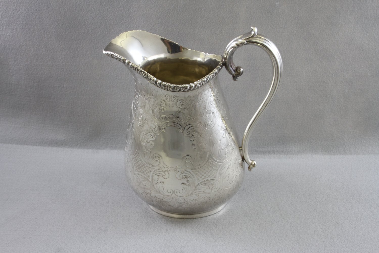 Rideau Silver plated Pitcher Floral