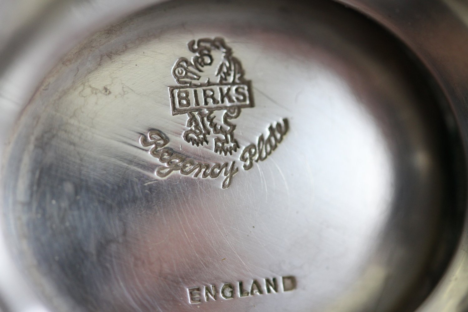 Vintage Birks Regency Silver Plated Gravy Bowl