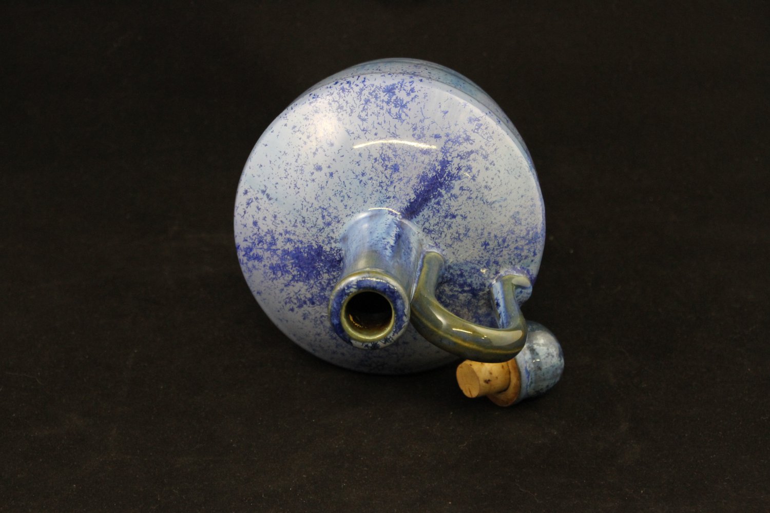 Pairs Musical Pottery Jug Blue and white How Dry I am Vintage