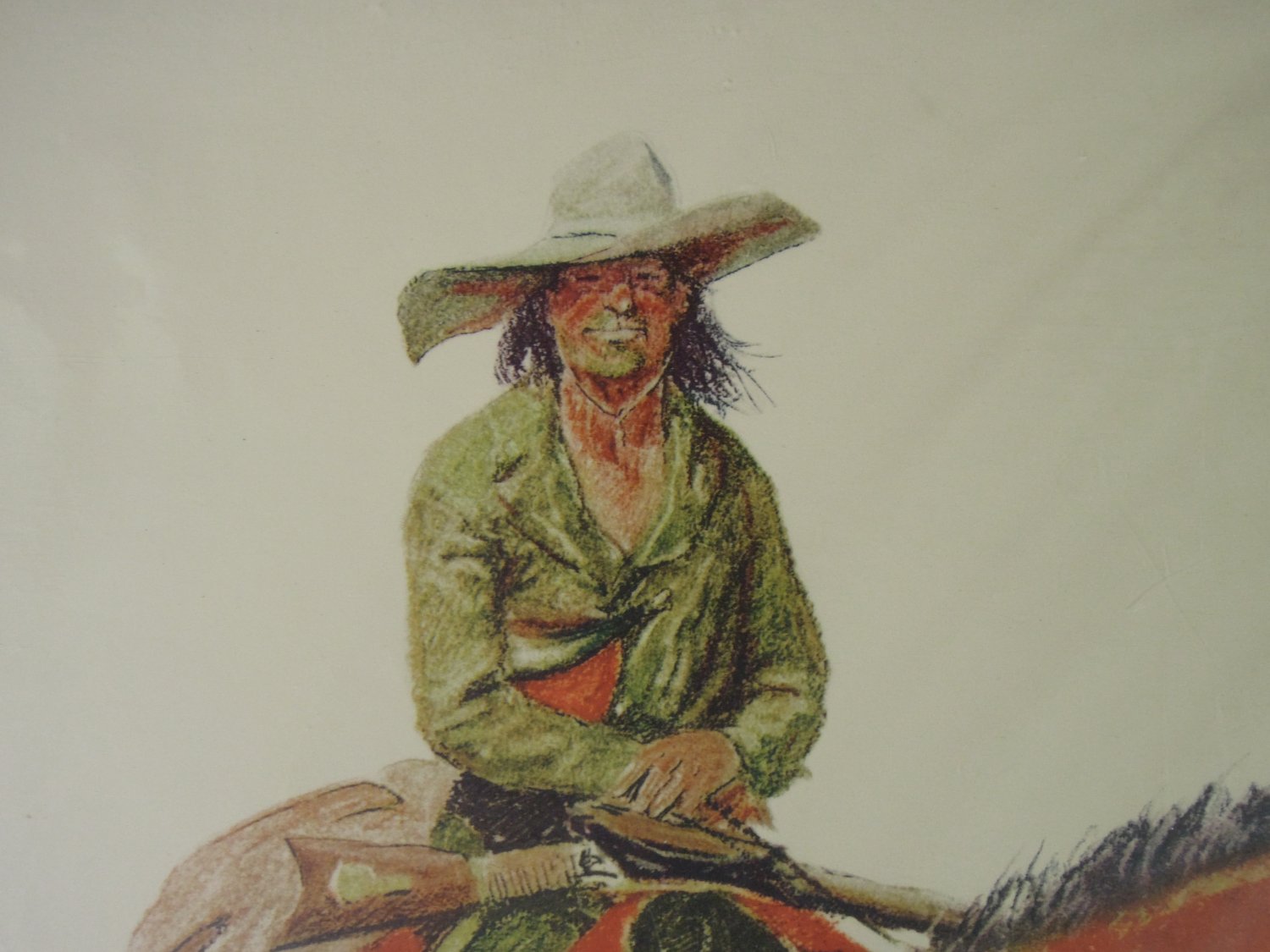 Frederick Remington Old Ramon 1956 Print Bunch of Buckskins Collection