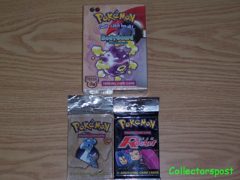 Pokemon TCG BodyGuard deck with 2 booster packs bundle