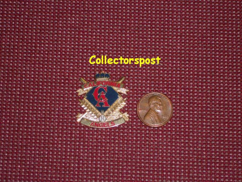 MLB California Angels old logo with diamond pin