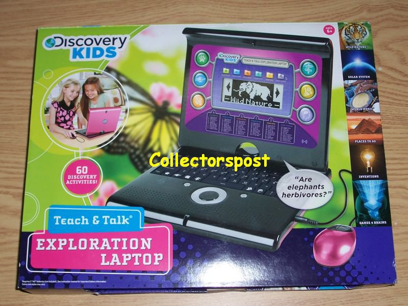 Discovery Kids Teach & Talk Exploration Laptop