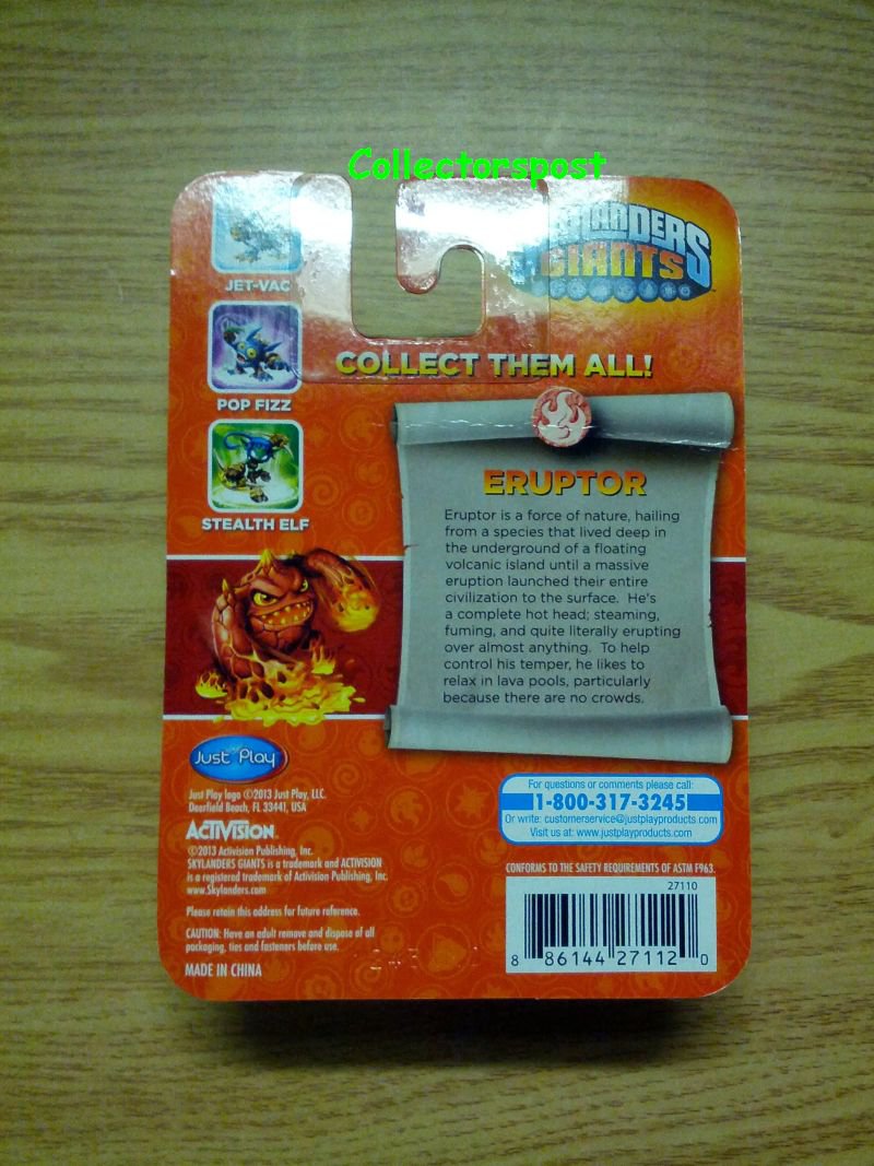 Skylanders Giants key chain Eruptor