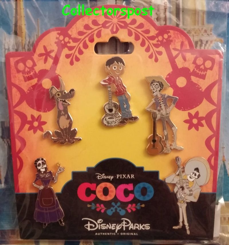 Disney trading pins Disney Parks Pixar Coco 5 pin set