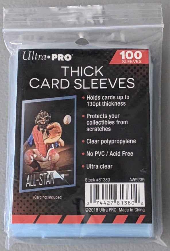 Ultra Pro Thick Card Sleeves 130pt 500 sleeves