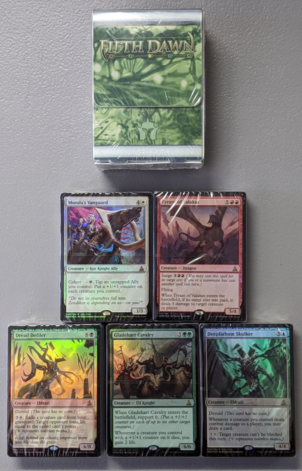 Magic the Gathering Oath of the Gatewatch All Five Intro Decks with ...