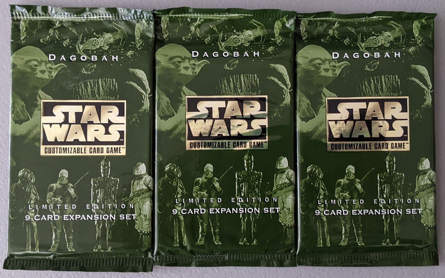 Decipher Star Wars CCG Dagobah Limited Booster packs
