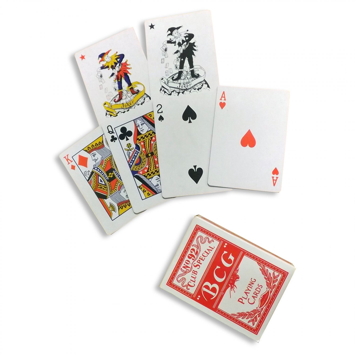 BCG Poker Club Special No.92 Diamond Back Paper Playing Card Red (Ship ...