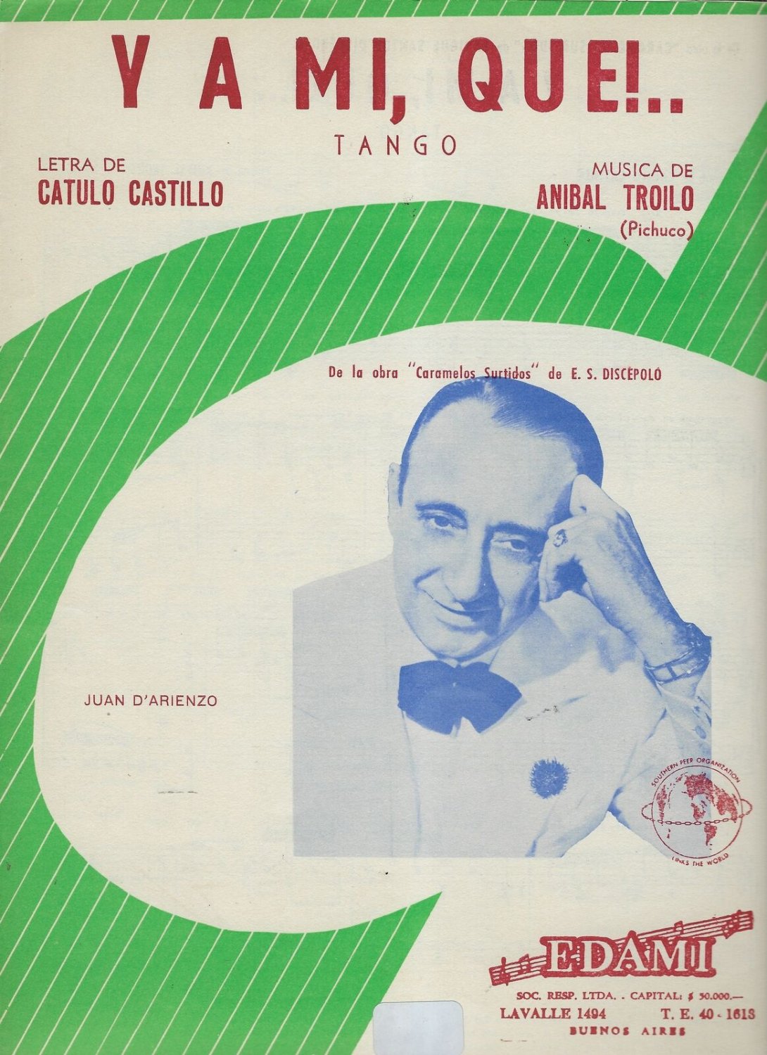 Y A MI, QUE! Tango Sheet Music