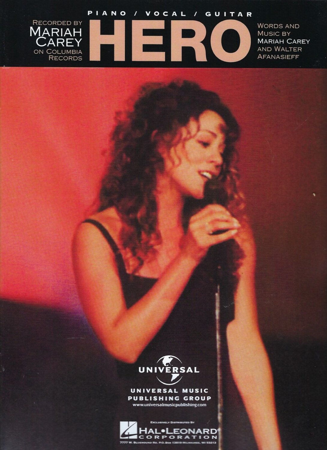 Mariah Carey Hero Sheet Music